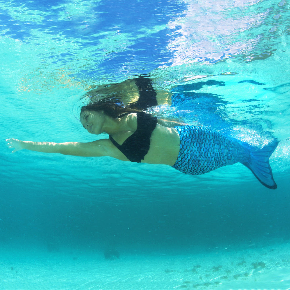 Tidal Teal Mermaid Tail - Factory Second – Fin Fun Mermaid