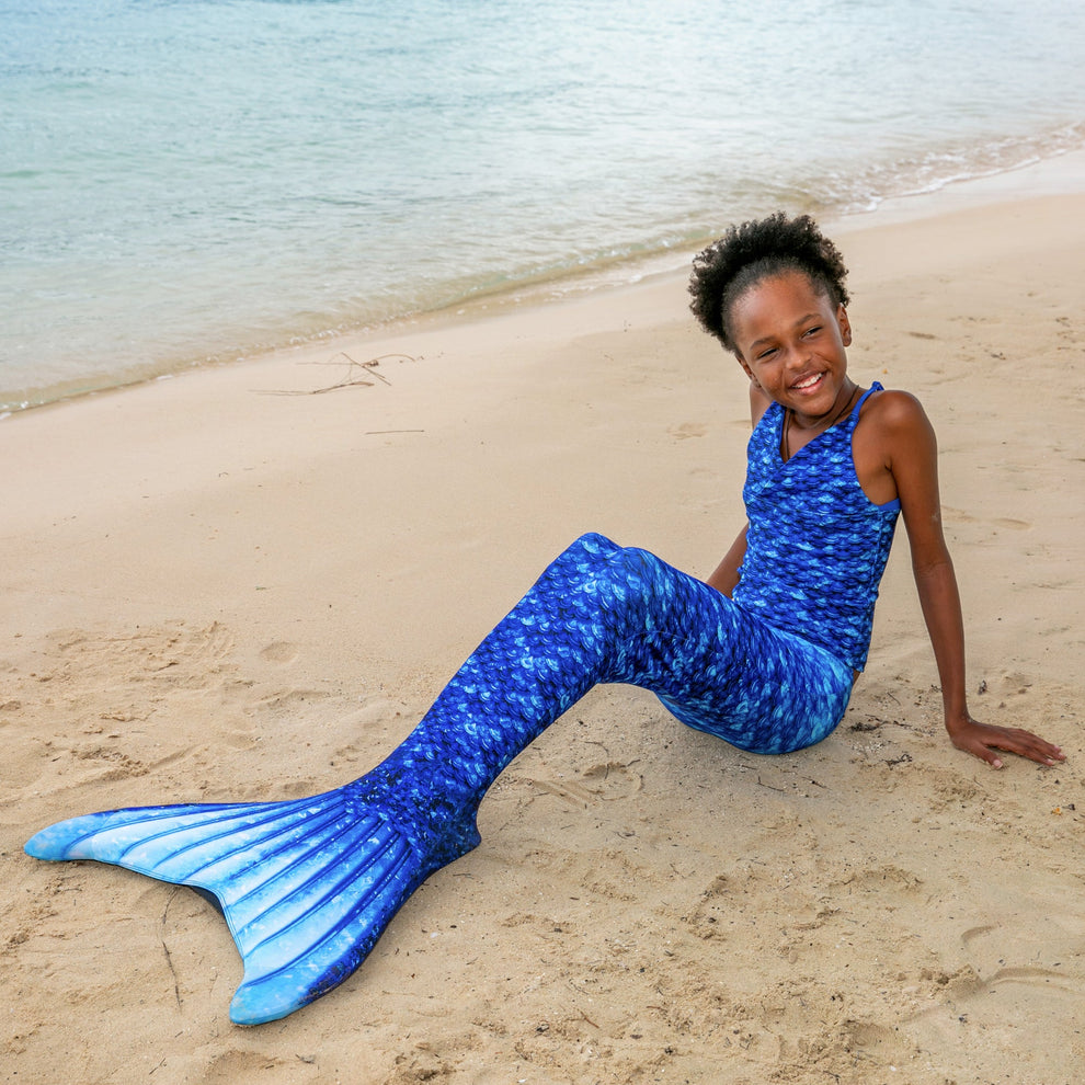 Arctic Blue Mermaid Tail - Factory Second – Fin Fun Mermaid