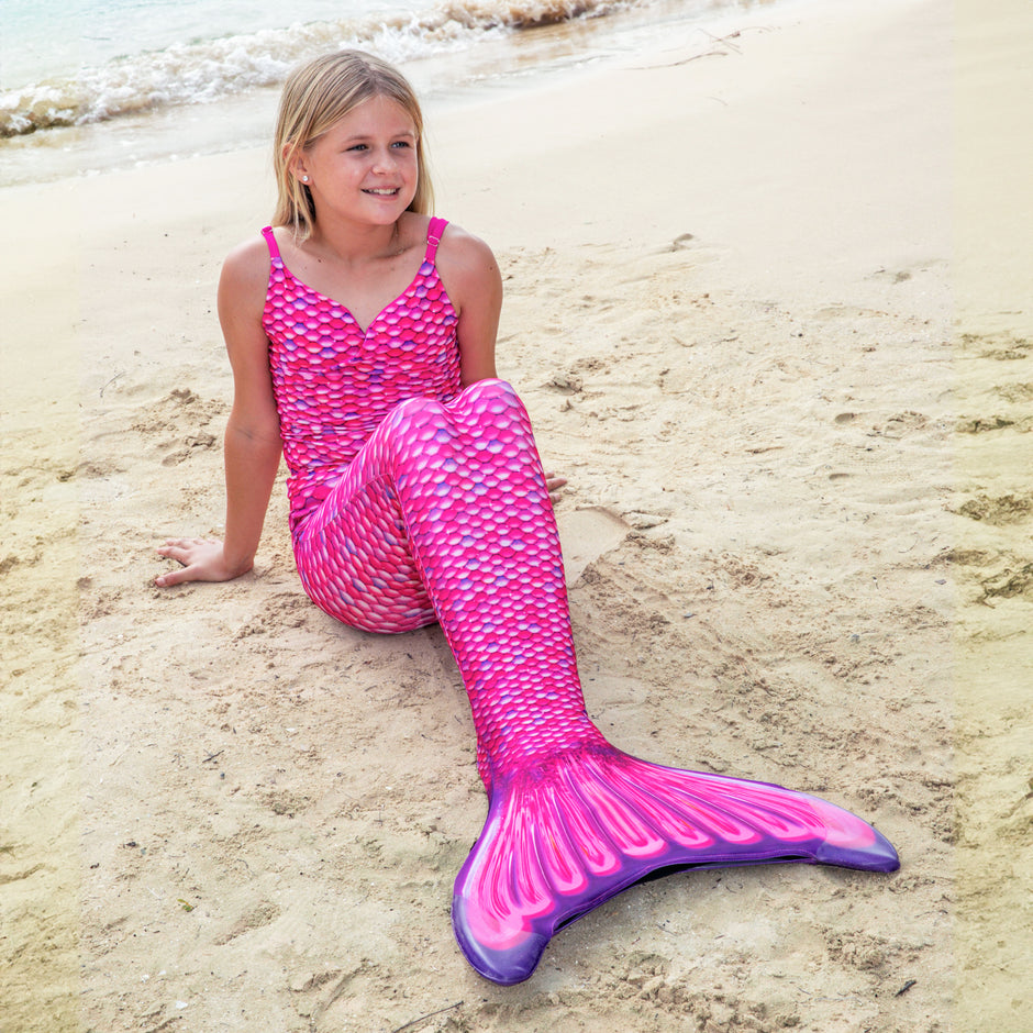 Fin Fun Mermaid: Colas de sirena nadables para niños y adultos