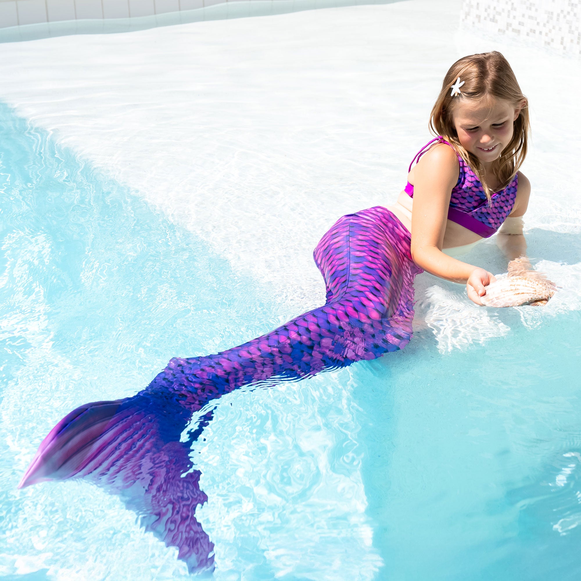 Asian Magenta Mermaid Tail – Fin Fun Mermaid