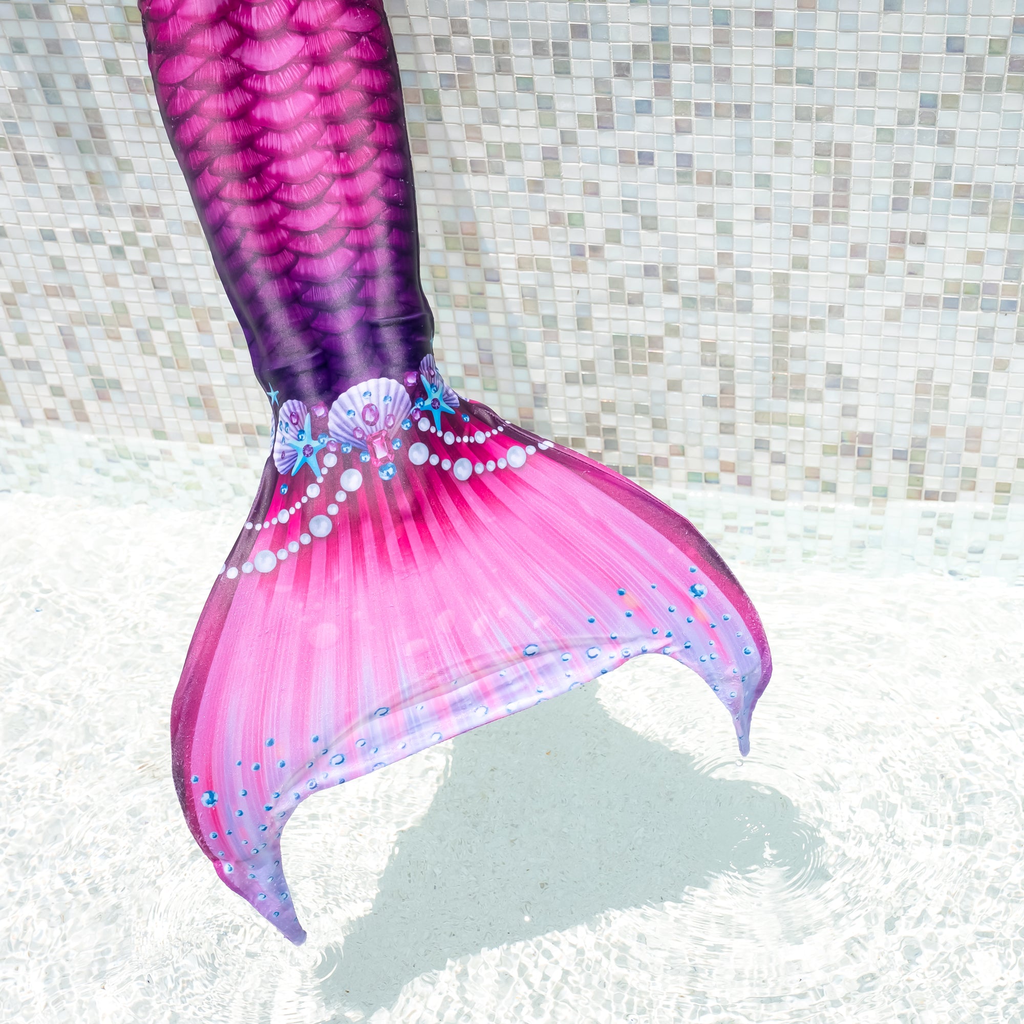 New Pink Fantasy Starter Mermaid Tail with Monofin – Fin Fun Mermaid
