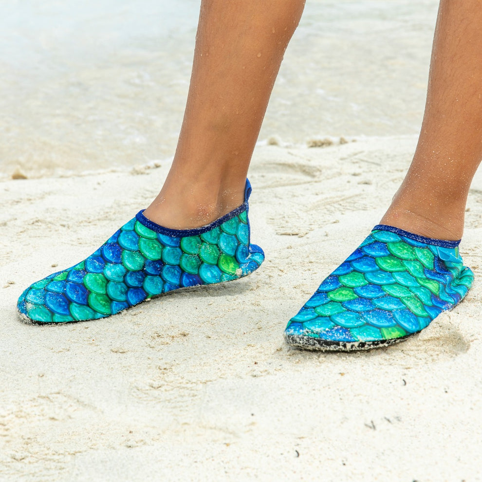 Grüne Aussie-Wasserschuhe – Fin Fun Mermaid