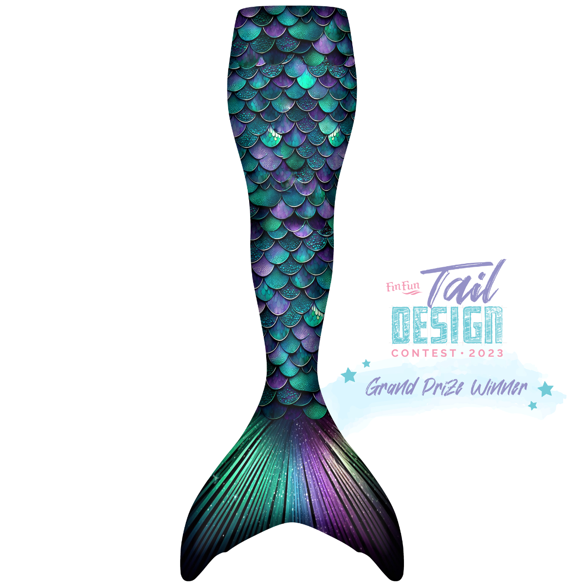 Emerald Amethyst Star Mermaid Tail – Fin Fun Mermaid
