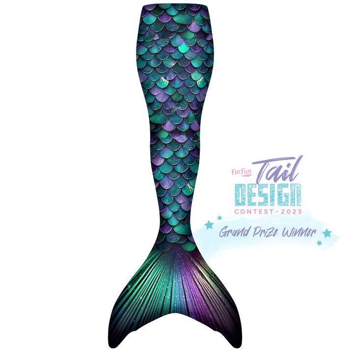 Emerald Amethyst Star Mermaid Tail – Fin Fun Mermaid