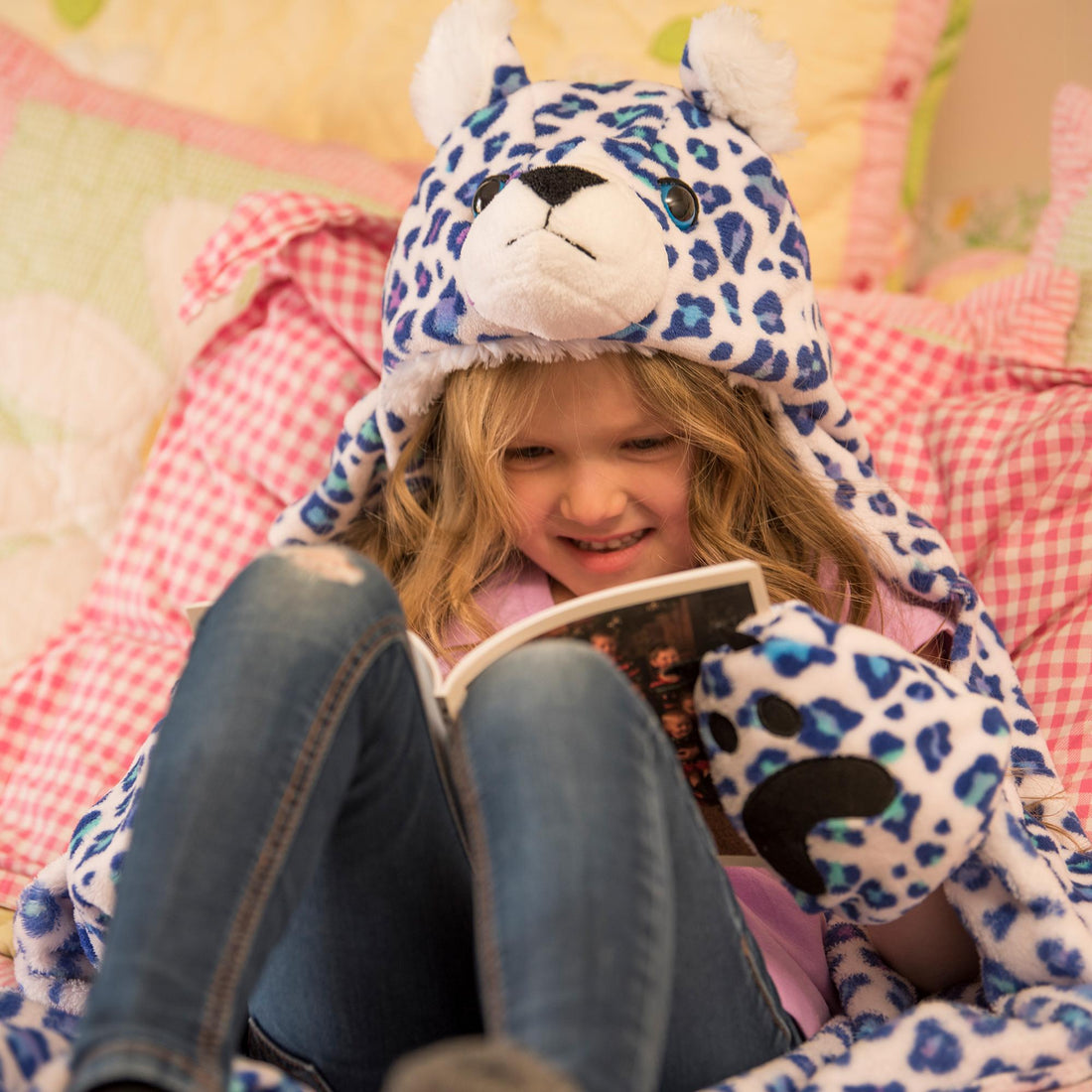 Wild Things Snow Leopard Blanket – Fin Fun Mermaid